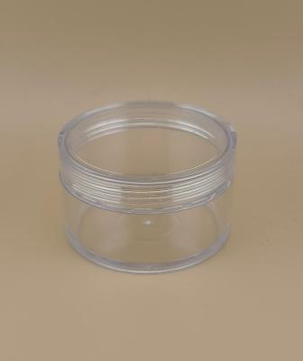 Cina Vasetto di crema trasparente in plastica con coperchio a vite per cosmetici in vendita