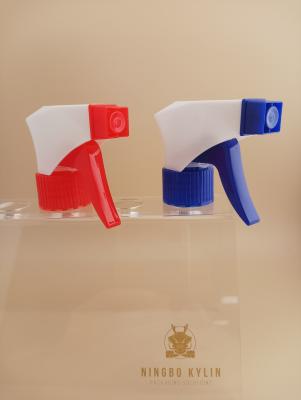 中国 トリガースプレーヤー 化粧品 28mm 28/400 28/410 肋状 青白 携帯式 手ポンプ プラスチック 重量清掃 販売のため