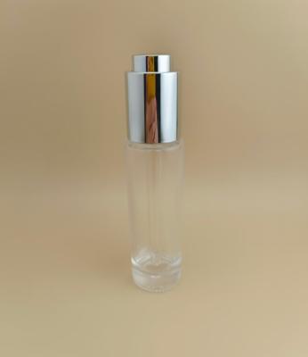 China Design delicato, trasparente, liscio, rotondo, lungo flacone contagocce K-GBL30 per essenze for sale