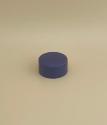 China Delicate Design Dark Blue Plastic Cap for Skincare Bottles for sale