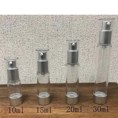 China Airless Pump Bottle Custom Plastic Cosmetic Bottle Set with Soft-Touch Finish for sale