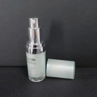 China Sunscreen Cream Container 30ml Squeeze Pump Sunscreen Bottle Cosmetics Egg Shape Plastic Custom Empty Sunscreen White for sale