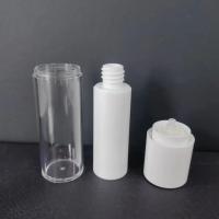 China Sunscreen Cream Container 30ml Squeeze Pump Sunscreen Bottle Cosmetics Egg Shape Plastic Custom Empty Sunscreen White for sale