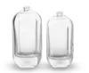China 30ml 50ml Glass Perfume Bottle Clear Round Shoulder Spray Perfume Glass Bottles for sale