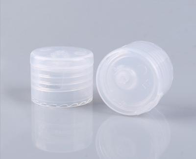 China Smooth Surface Bottle Lid 24 28mm Squeeze Shampoo Bottle Plastic Flip Cap for sale