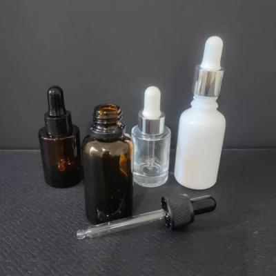 China Factory Stock 10ml 30ml 50ml Amber Gold Glass Dropper Bottles for Cream Serum Perfume Test for sale