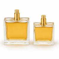 China Luxury Custom Rectangular 60ml 100ml Empty Perfume Glass Bottles for sale