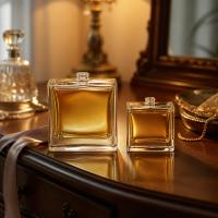 China Luxury Custom Rectangular 60ml 100ml Empty Perfume Glass Bottles for sale