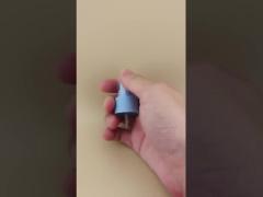 Cosmetic Bottles Blue Ribbed Fine Mist Sprayer Trigger K302