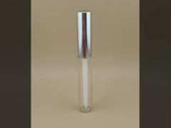Delicate Design Clear Lip Balm Packaging with Silvery Lid for Lipsticks
