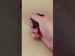 Pompa di lozione Pompa di plastica nera K702-1 per bottiglie
