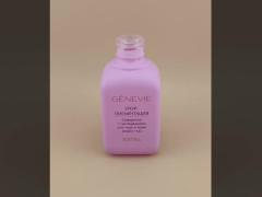 New Design Lighe Purple Glass Bottle for Perfume and Cream