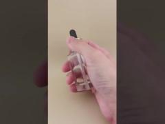Delicate Clear Smooth Small Square Dropper Bottle for Lotion