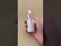 Delicate Design White Smooth Round Dropper Bottle for Skincare