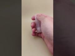 Clear Small Ellipse Lip Balm Packaging for Lipsticks