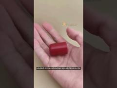 nice design red plastic cap for skincare bottles