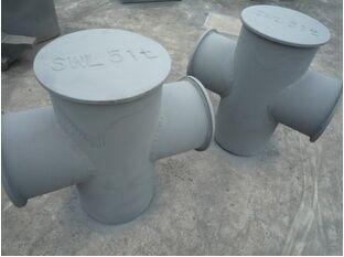 China High performance Customized Cast Iron Mooring Cleats Ballards Single / Double / Cross Dock Bollards for sale