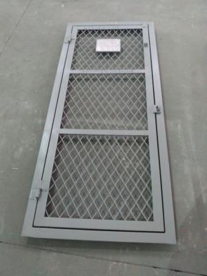China Single & Double Opening Wire Mesh Fence Door 8 mm Thickness for sale