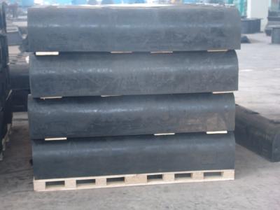 China D200×200-D500×500 Rubber Elements D Type Marine Fenders For Small Size Ports for sale