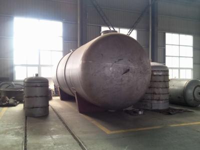 China Mirror Polish Horizontal Pressure Vessel Tank Pressure Sealed Tank for sale