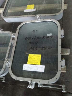 Modèle rectangulaire ordinaire d'ouverture de Windows de remplacement marin en acier de preuve de feu