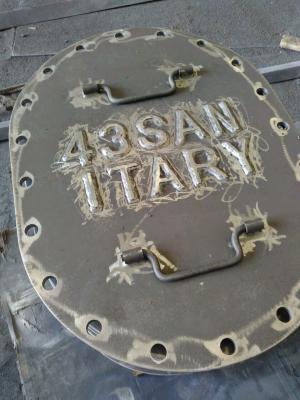 China Oval Flat - Mounted Boat Deck Hatch Covers Marine Boat Hatch Parts For Ships for sale