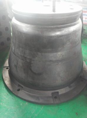 China Marine Harbour Fendering Natural Rubber Fender C1200H Marine Cone Type for sale