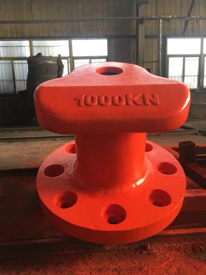 China Funktions-Lasts-Marinet-stück Kopf-Schiffspoller des Soem-Liegeplatz-Komponenten-Kohlenstoffstahl-1000KN zu verkaufen