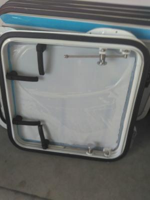 China Aluminum Material Frame Rectangular Openable Weathertight Boat Windows for sale