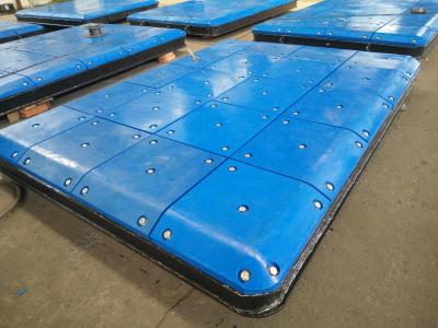 China Marine Fendering System Bumper Plate With PE Face Pads , Marine Panels for sale