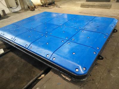 China Marine Fendering System Bumper Plate With PE Face Pads , Marine Panels for sale