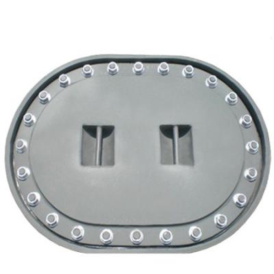 China Stainless Steel Ship Manhole Cover Round Angle Watertight / Weathertight for sale