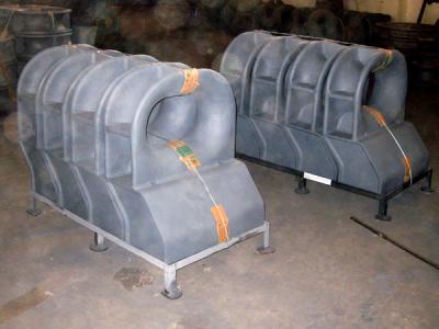 China Steel Welded Fixed Die Casting Mooring Components Slit Type for sale