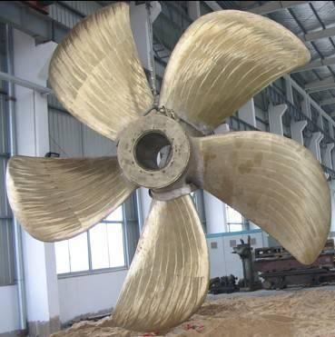 Cina Una precisione di 3 lame che riveste l'acciaio inossidabile del bronzo dell'elica marina dell'acciaio inossidabile in vendita