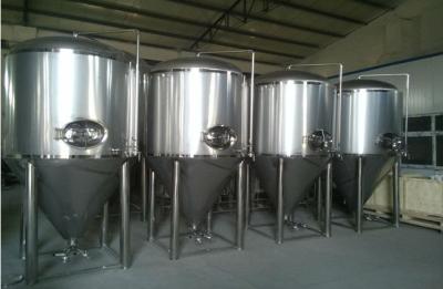 China Argon Arc Welded Stainless Steel Beer Container , Conical Fermentation Tank for sale