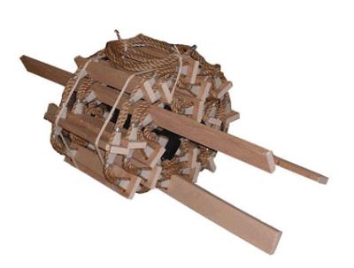 China Wood Rubber Material Marine Pilot Rope Ladder Boarding Ladders for Boats for sale