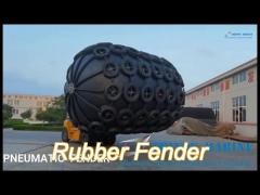 Yokohama Pneumatic  Marine Inflatable Rubber Fender 4.5 Meters Diameter For Ship Alongside