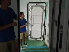 Aanpasbare marine aluminium holle deur met deur sluiter C2 slot ISPS-apparaat