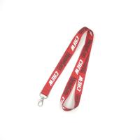 China Eco Friendly Polyester Lanyards 20mm Width Dye Sublimation Printing Custom Logo for sale