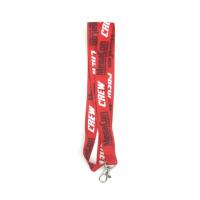 China Eco Friendly Polyester Lanyards 20mm Width Dye Sublimation Printing Custom Logo for sale
