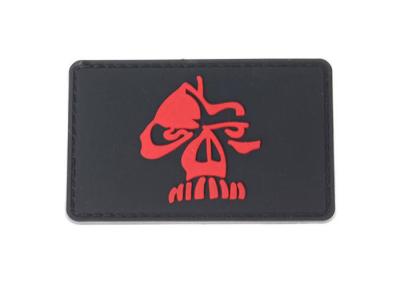 China Embossed Custom Pvc Patches , Multiple Type Custom 3d Pvc Patches Nontoxic for sale