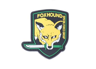 China Embossed Custom Pvc Patches , Multiple Type Custom 3d Pvc Patches Nontoxic for sale