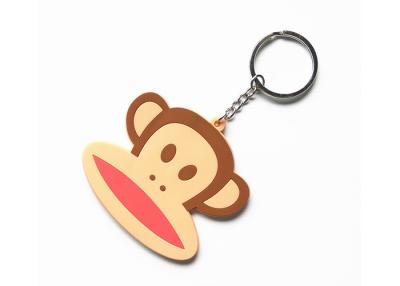 China Rubber Keychains Custom For Advertising , Custom pvc Keychains 3D Design for sale