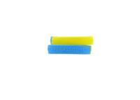 China Custom Eco Friendly Silicone Wristbands 250mm x 20mm Embossed Logo for sale