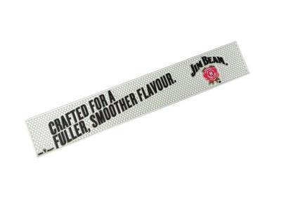 白黒柔らかいポリ塩化ビニール棒マットのカウンターのパッドのプラスチック ゴム製テーブル マットのパッド