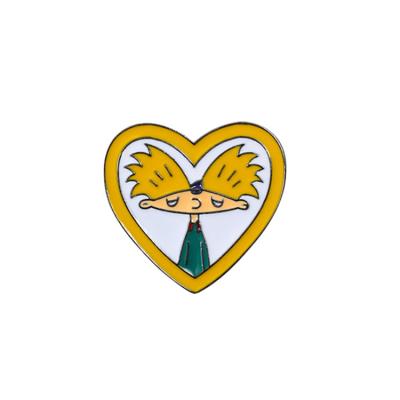 Cina I distintivi del risvolto dello smalto del fumetto, nichelatura hanno personalizzato i perni del cappello dello smalto di dimensione in vendita