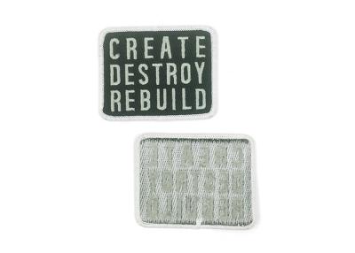 Cina Buccia su misura di progettazione e toppe ricamate bastone rispettose dell'ambiente in vendita