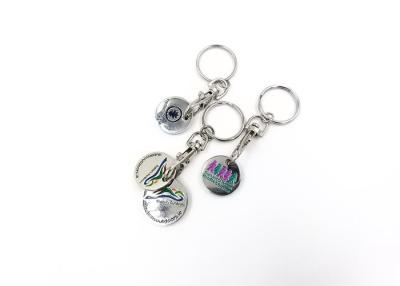 China Promotion Gifts Custom Metal Keyrings , 2D Or 3D Effect Personalised Metal Keyrings for sale