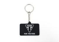 China Custom 2D 3D PVC Colorful Printed Keychain Irregular Rectangle Shape with Logo for sale