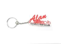 China Custom 2D 3D PVC Colorful Printed Keychain Irregular Rectangle Shape with Logo for sale